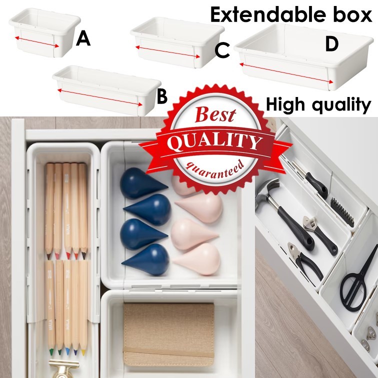 Extendable Box wardrobe Drawer Organizer Expandable & Space-Saving ...
