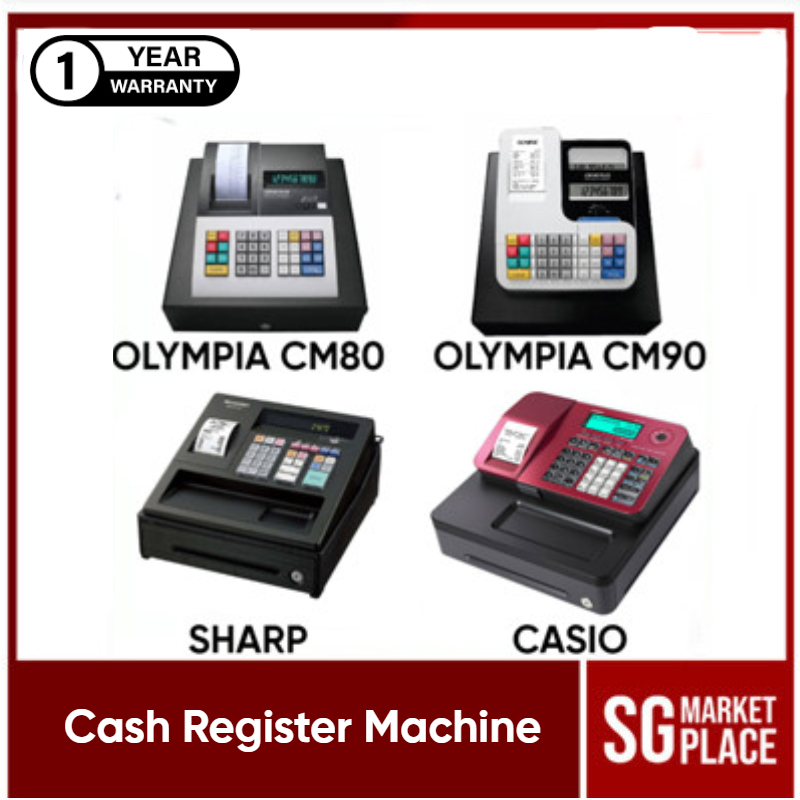 Olympia CM90. OLYMPIA CM80. Casio. Sharp. Cash Register Machine. 1 year ...