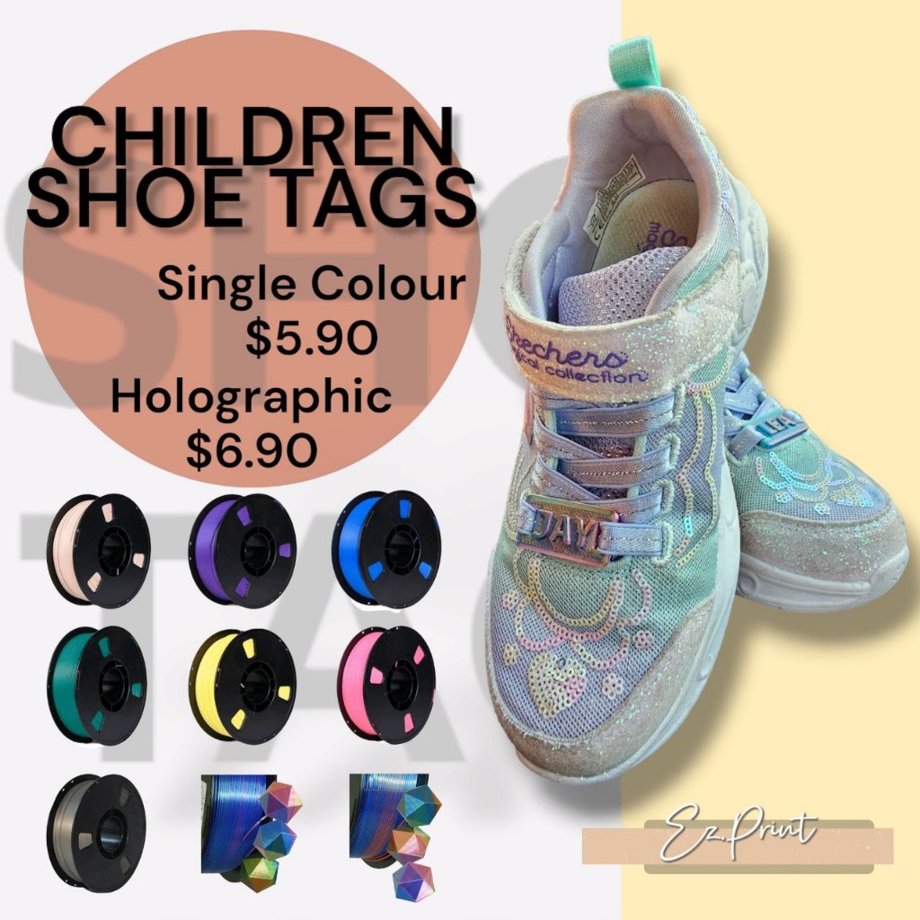 Personalised Shoe Tags | Customised Shoe Tags (Kids) | Shopee Singapore