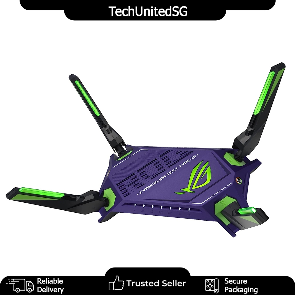 ASUS ROG Rapture GT-AX6000 EVA Edition Dual-Band WiFi 6 Gaming Router ...