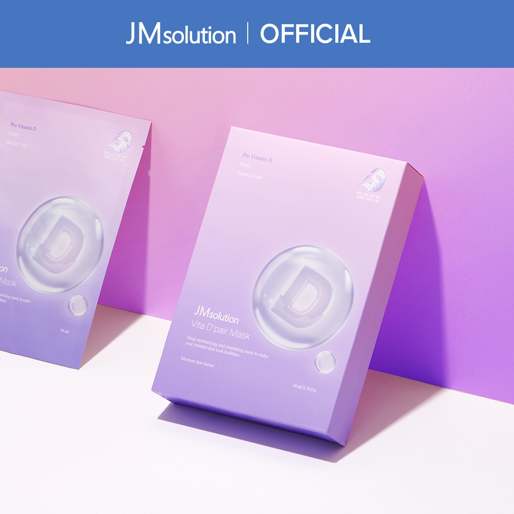 [JMSOLUTION] VITA D PAIR MASK (10sheets) | Shopee Singapore