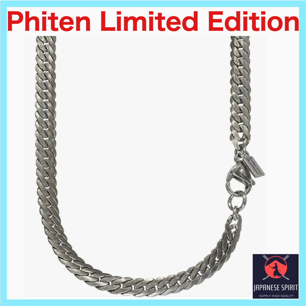 【Made in Japan】Phiten Limited Edition Titanium Necklace Hira Kihei Pure ...