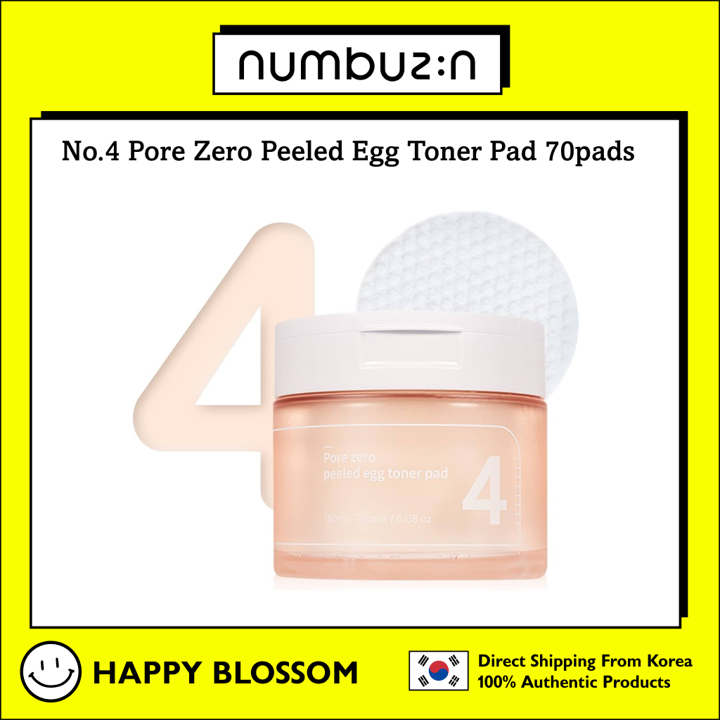 numbuzin No.4 Pore Zero Peeled Egg Toner Pad 70 Pads Special | Copious ...