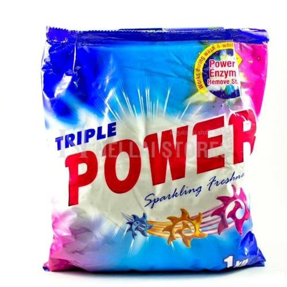 1 CTN - TRIPLE POWER DETERGENT POWDER 1 KG X 25 | Shopee Singapore