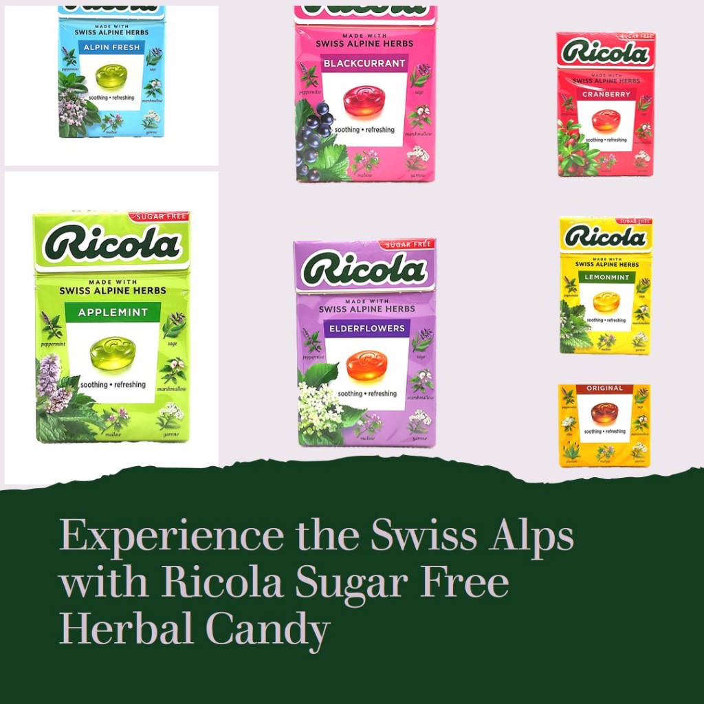 RICOLA SUGAR FREE HERBAL CANDY 40G | Shopee Singapore