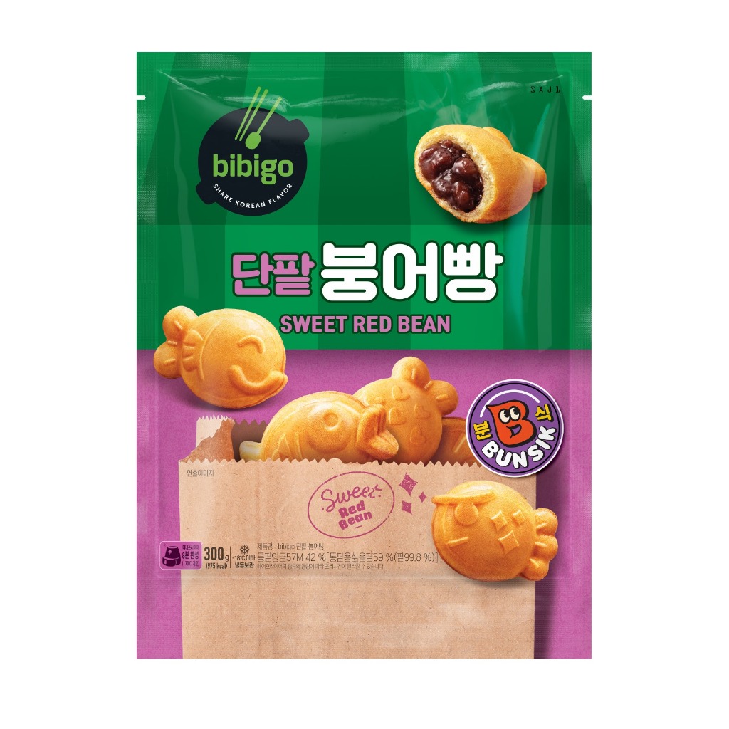 [CJ] Bibigo Bungeobbang (Red bean/Custard/Chodang corn) 비비고 붕어빵 300g ...