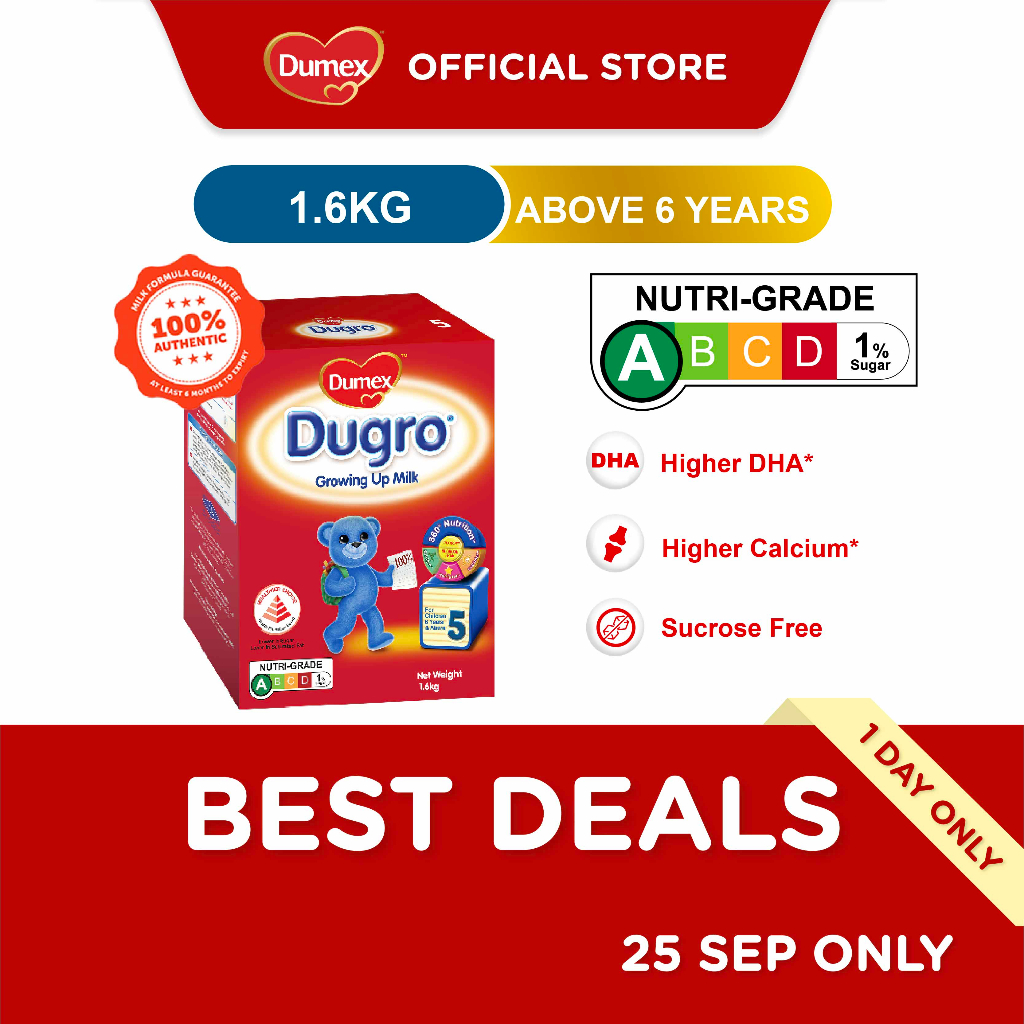 [Single Pack] Dumex Dugro Stage 5 Children Growing Up Milk Powder ...