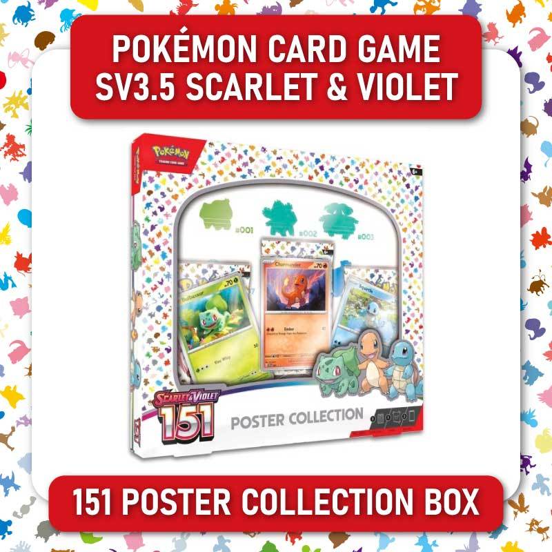 POKÉMON CARD GAME: SV3.5 151 Poster Collection Box [Scarlet & Violet ...