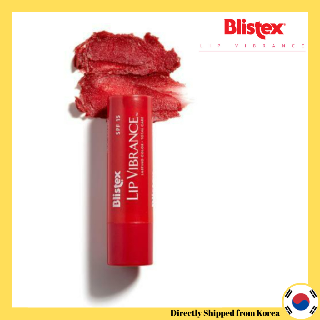 [Blistex] Lip Vibrance Rose-Colored Tint Balm 3.7g SPF15 (Moisturizing ...