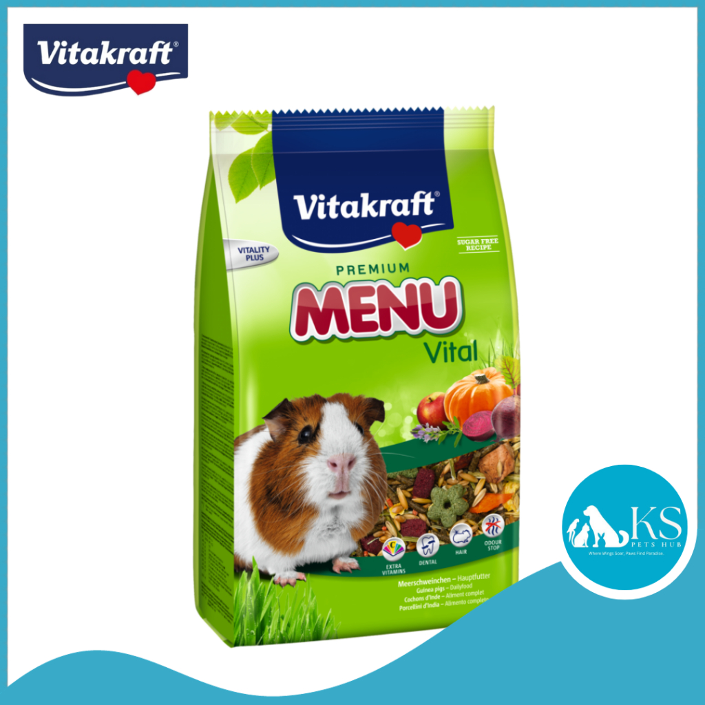 Vitakraft Menu Vital Guinea Pigs 1kg | Shopee Singapore