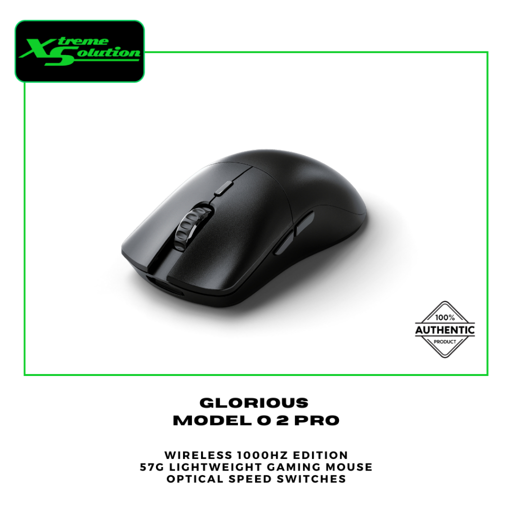 Glorious Model O 2 Pro Wireless Mouse - Lightweight 57G 1000Hz Edition ...