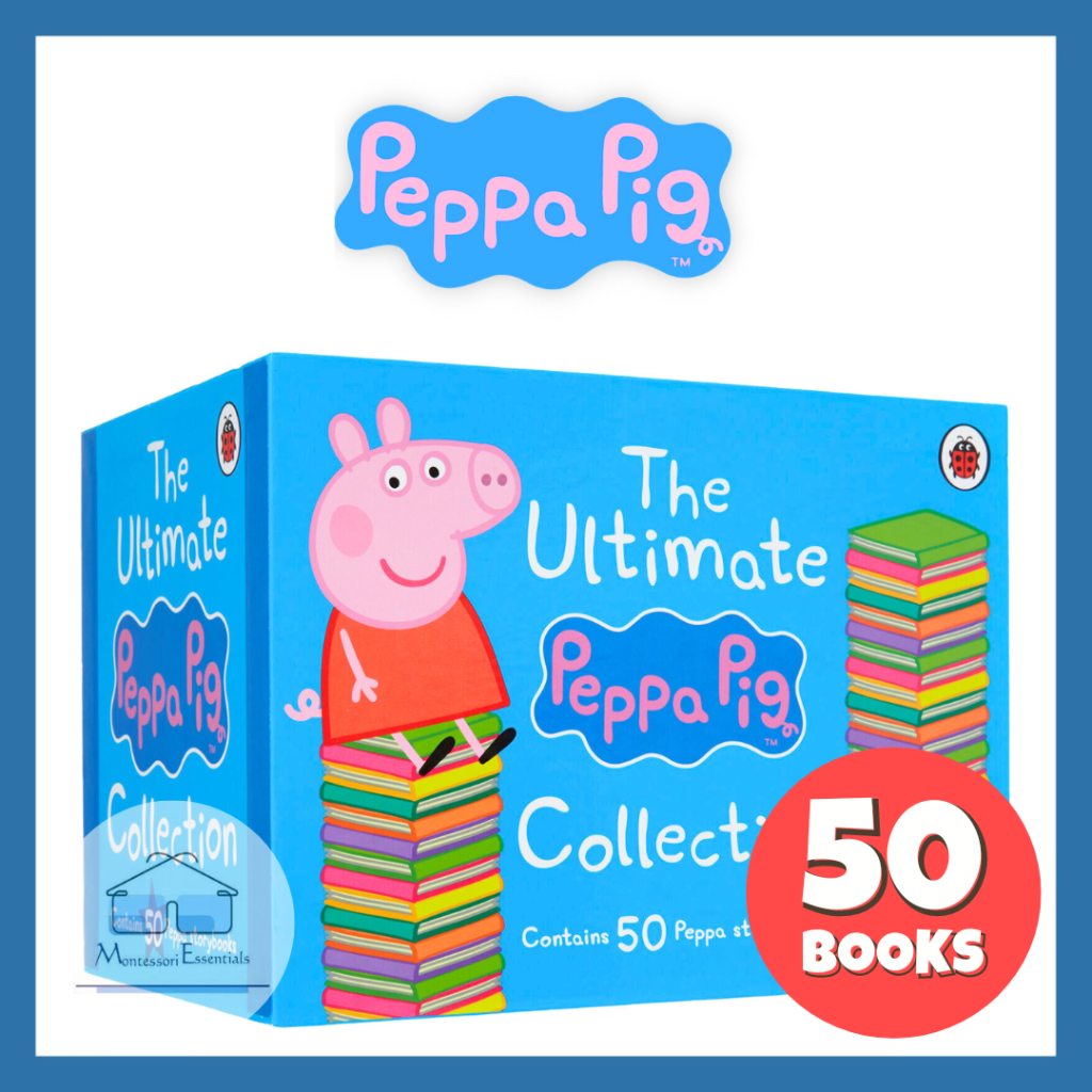 [SG STOCK] The Ultimate Peppa Pig Book Set Collection (Blue) 50 Books ...