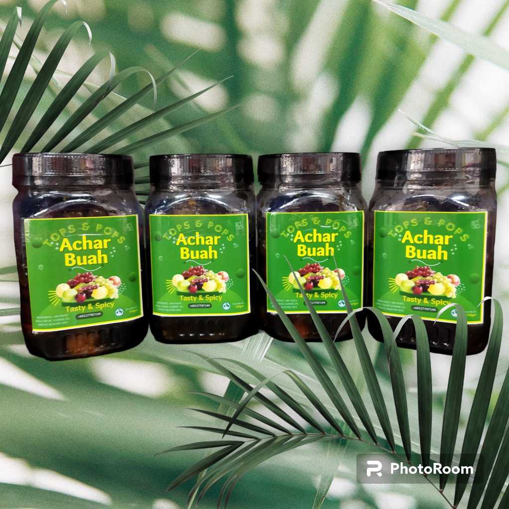 TOPS & POPS ACHAR BUAH 350g | Shopee Singapore