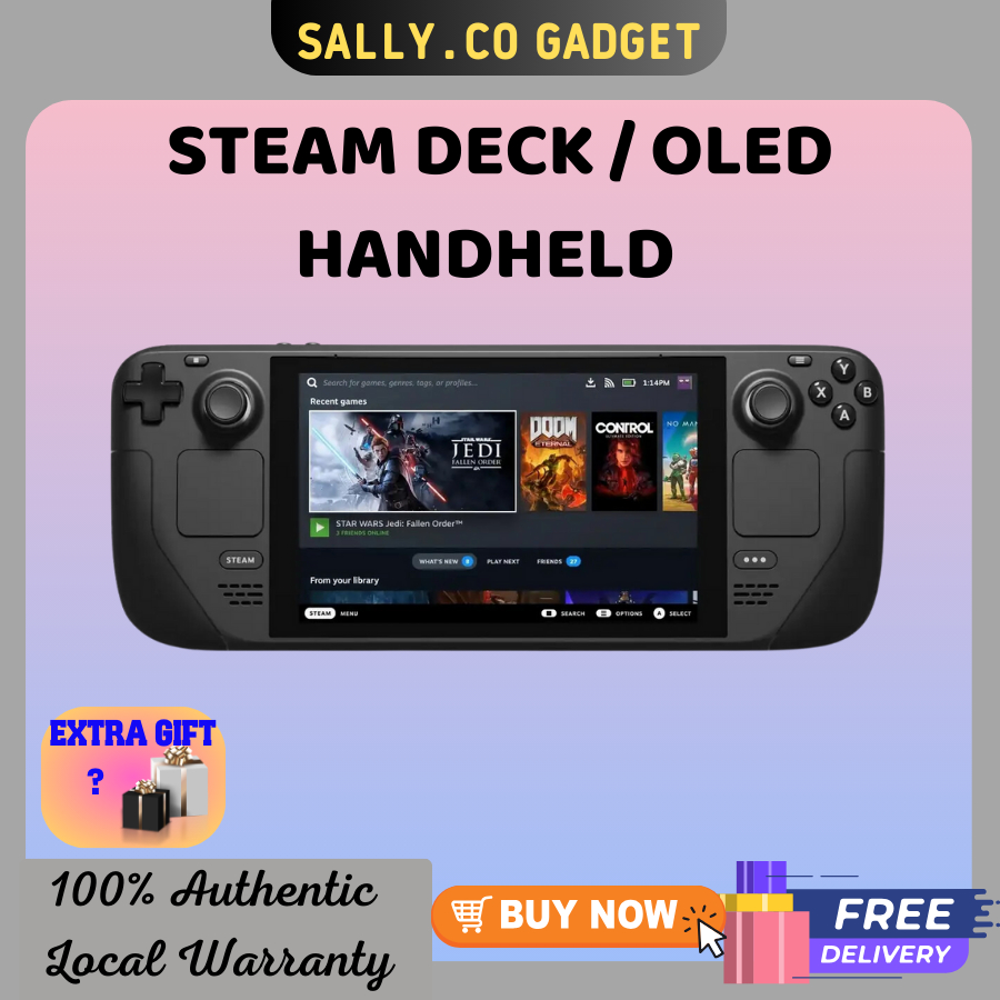 [Ready Stock] Steam deck/OLED Handheld steamdeck Computer Game Console ...