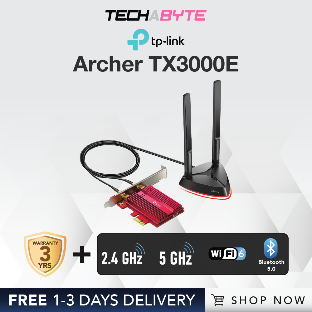 TP-Link Archer TX3000E | AX3000 Wi-Fi 6 Bluetooth 5.0 PCIe Adapter ...