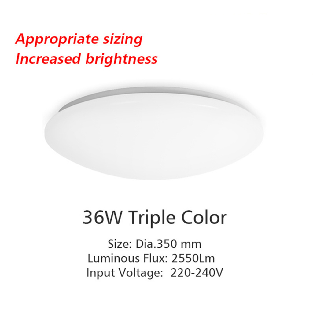36W LED Ceiling Light Triple color Living room Dinning room Bedroom ...