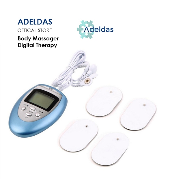 Body Massager Digital Therapy Machine 4 Electrodes | Shopee Singapore