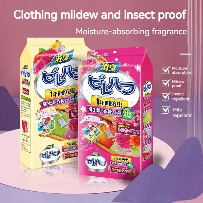 SG[stock] Aroma mothball 40pcs/box Anti moth and anti mold Removing ...