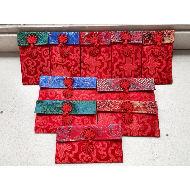 CNY Brocade Red Packet / Silk Embroidery Ang Bao Pouch (SG Stocks ...