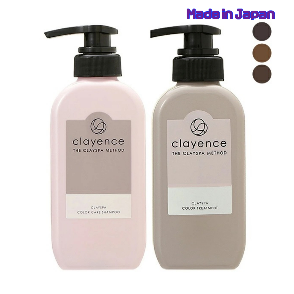 CLAYENCE CLAYSPA COLOR CARE SHAMPOO 300ml COLOR TREATMENT 235g ＜ EASILY Fruity & Floral Scent ...