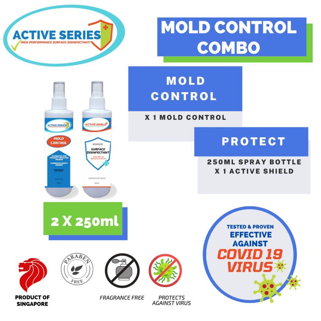 Active Mold Control Spray Combo-Mold Remover (concrete walls, ceilings ...