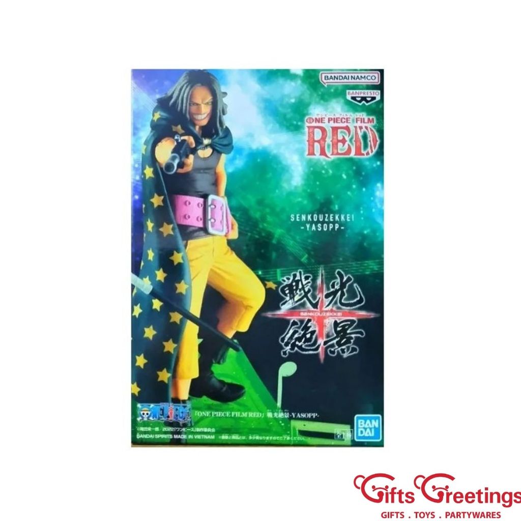 Banpresto One Piece Film Red Senkozekkei-Yasopp- | Shopee Singapore