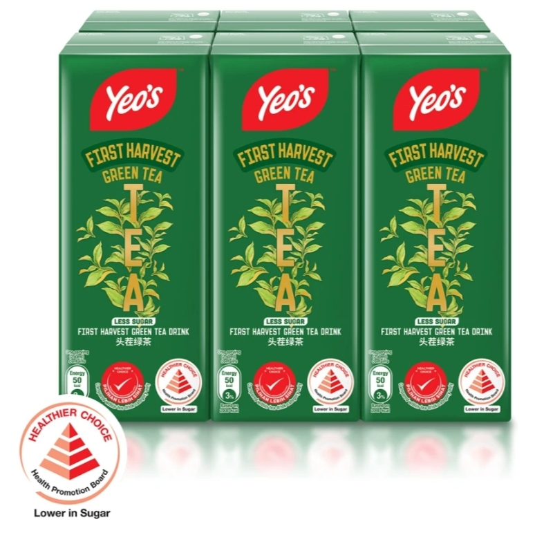 YEO'S First Harvest Green Tea(24's x 250ml) | Shopee Singapore