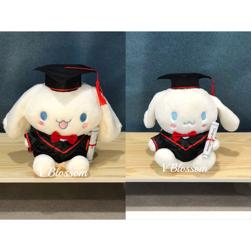 [SG Seller] 22cm Cinnamoroll Graduation Bear Graduation Plush Toy Gift ...
