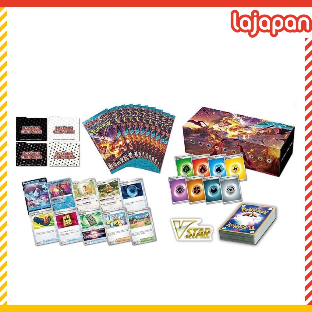 Pokemon Card Scarlet & Violet Deck Building BOX Expansion Pack Ruler of the Black Flame Japanese ...