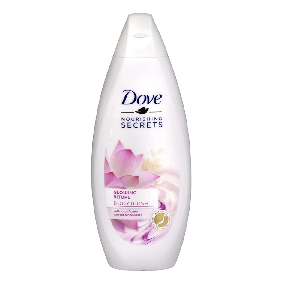 Dove Body Wash Glowing Ritual Lotus Flower and Rice - 500ml (Bundle of ...