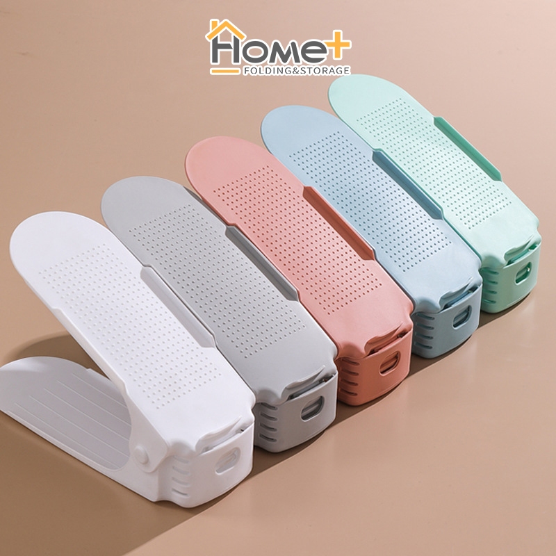 (HOME+) Adjustable Upgraded Shoe Organizer | Shoe Rack | Shoe Stacker ...
