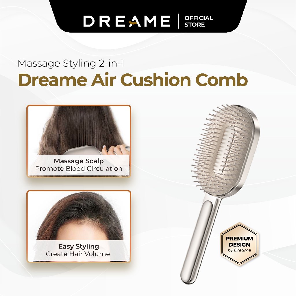 【Premium】Dreame Air Cushion Comb | Massage Scalp, Promote Blood ...
