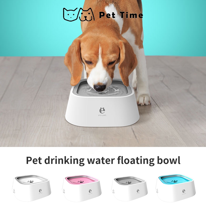 （Pet Time）Dog drinking bowl Anti splash pet floating bowl Car mounted ...