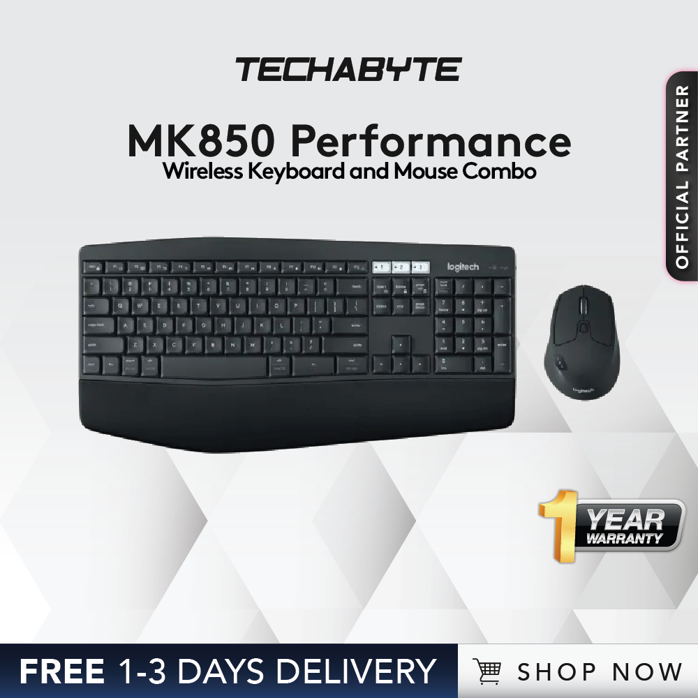 Logitech MK850 Performance Wireless Keyboard and Mouse Combo | Shopee ...
