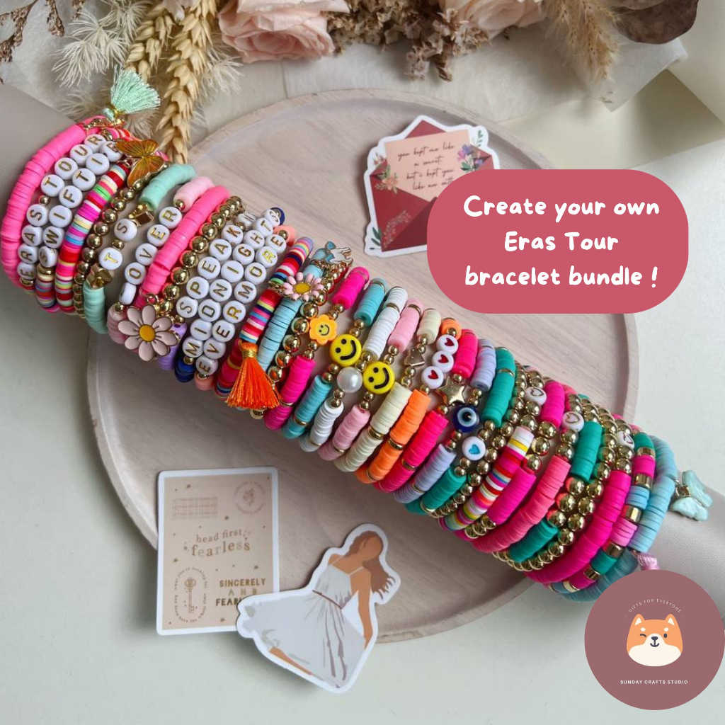 [SG] 🌼 Handmade Taylor Swift Friendship Bracelet/ Eras Tour | Shopee ...