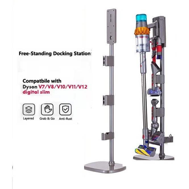 Dyson Vacuum Wall Mount Storage Rack Charging Base Bracket Docking ...