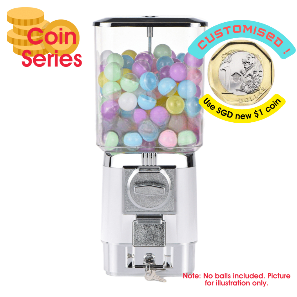 Multi Purpose Gachapon Capsule Dispenser Mini Vending Machine Storage ...