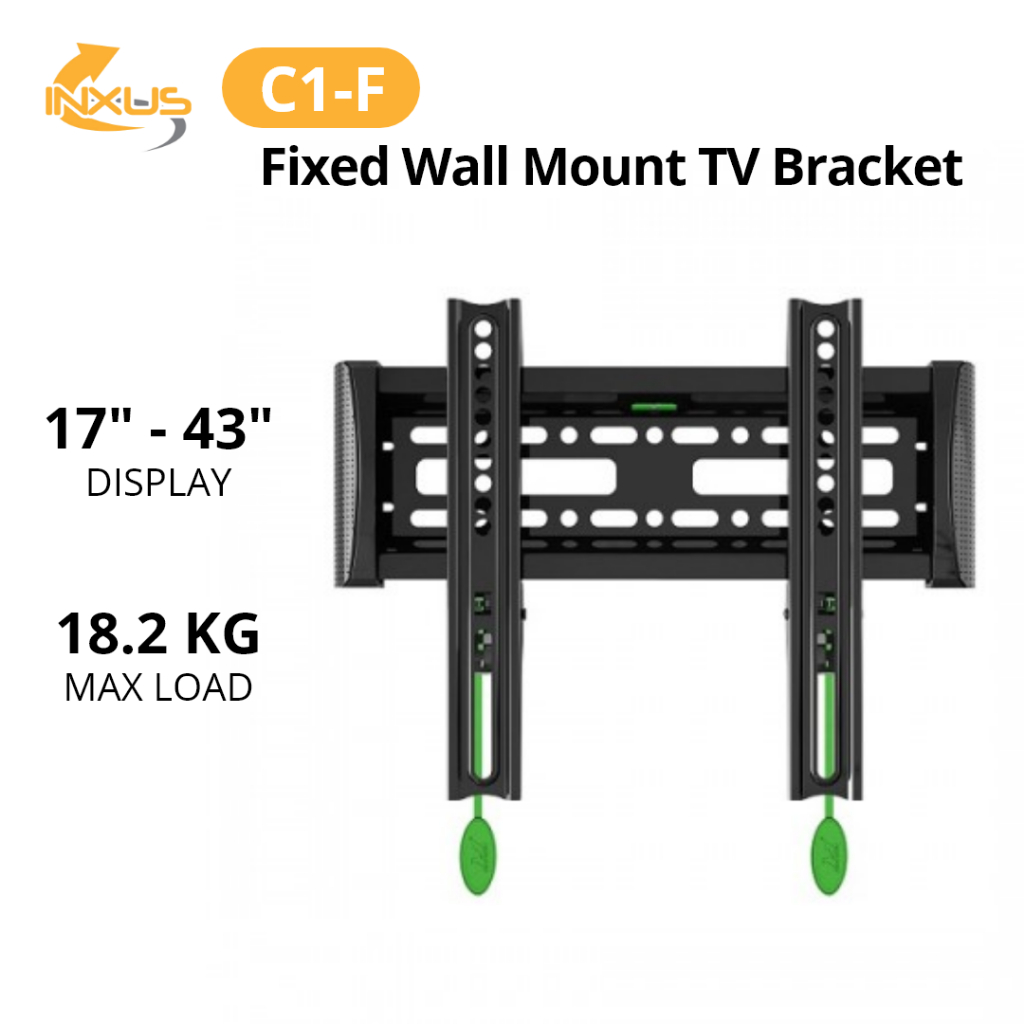 INXUS C1-F / 17" - 43" Fixed TV Bracket / TV Wall Mount / Bracket Fix ...