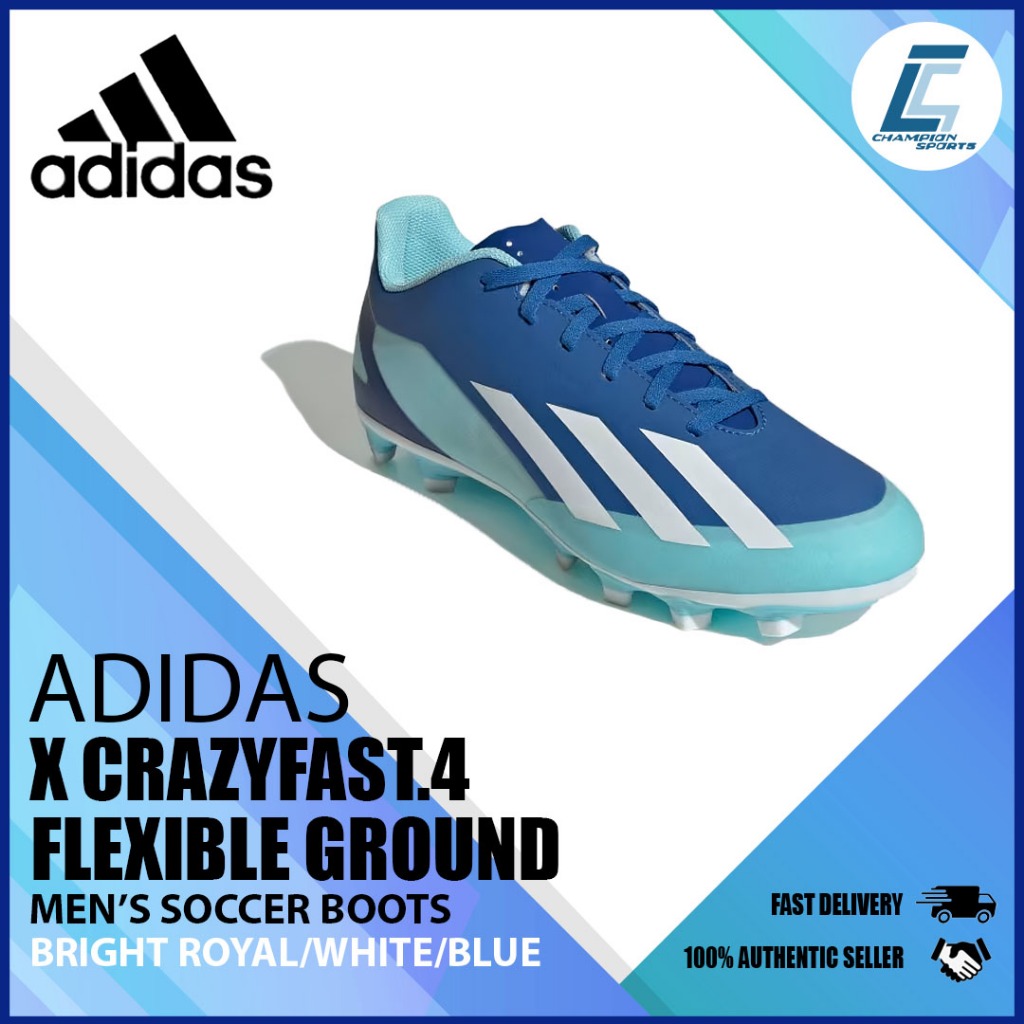 Adidas Men's X Crazyfast.4 Flexible Ground Soccer Boots (GY7431) (RO ...