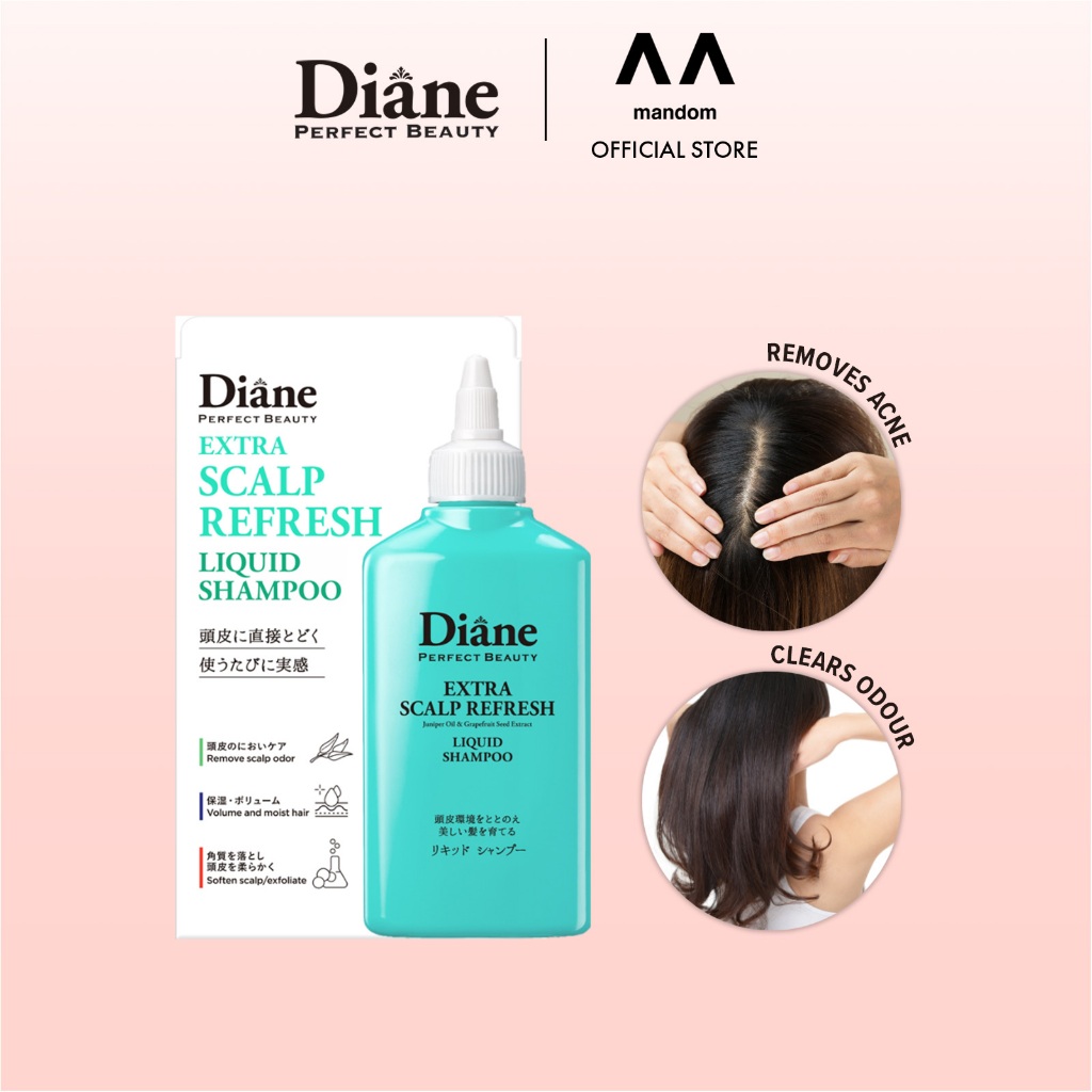 Diane Perfect Beauty Extra Scalp Refresh Liquid Shampoo 240ml | Shopee ...