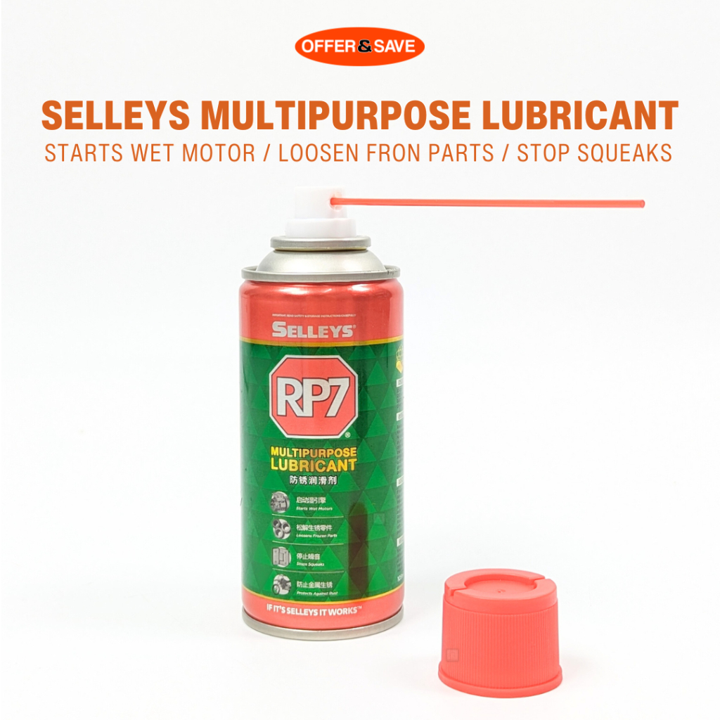 SELLEYS® Rp7 Multi-Purpose Lubricating And Penetrating Spray (105g) | Shopee Singapore