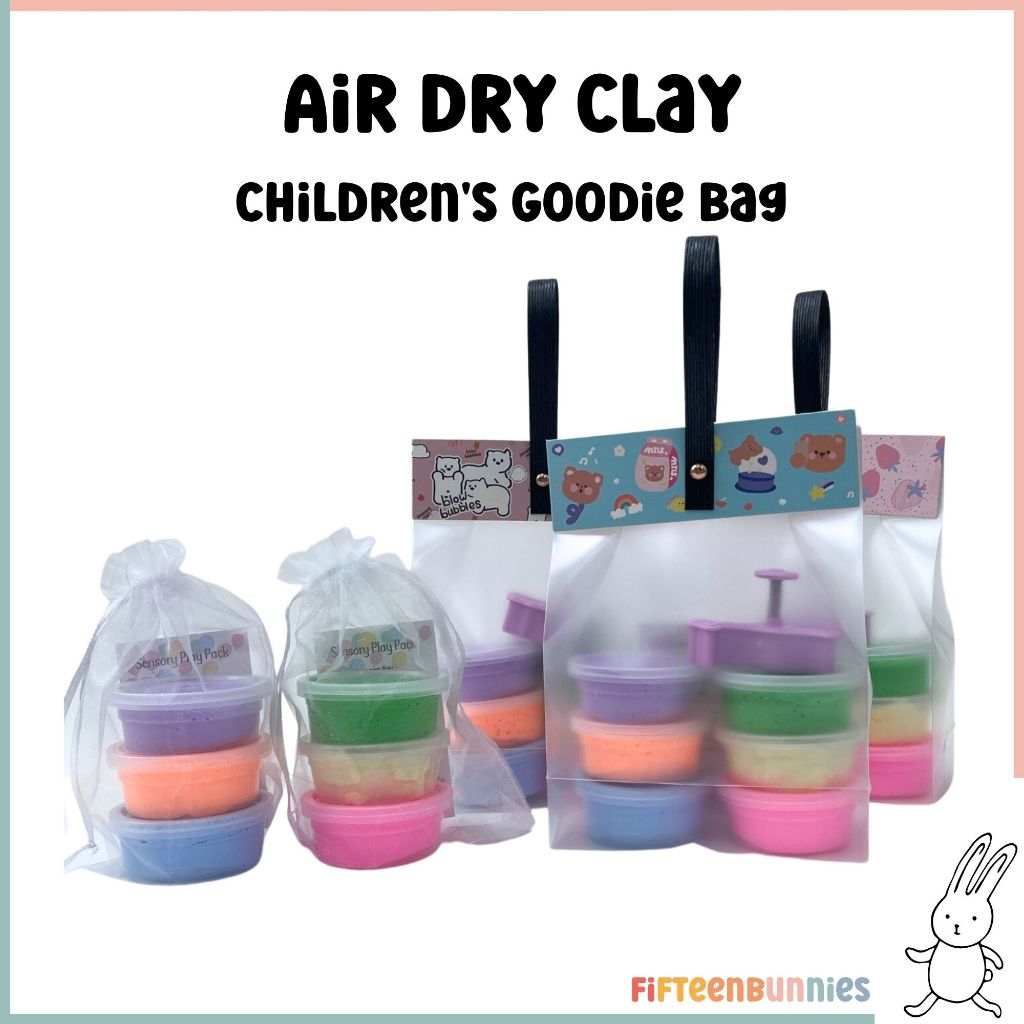 Air Dry Clay Goodie Bag Gift Set | Play Dough Git Set | Sensory Play ...