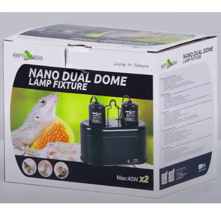 REPTIZOO NANO DUAL DOME LAMP FIXTURE (DRL03) | Shopee Singapore