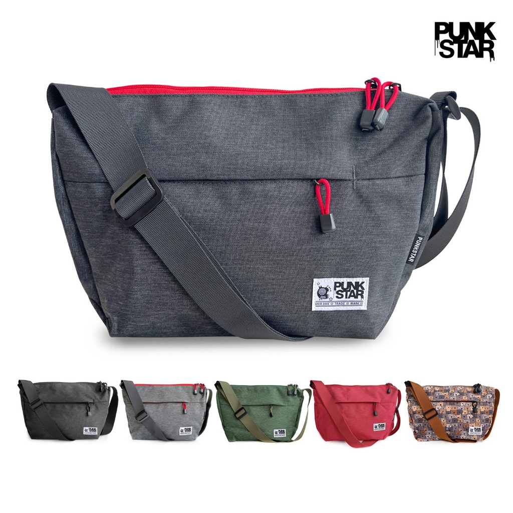 PUNKSTAR Waterproof Lightweight Multi Pockets Sling Messenger Cross ...