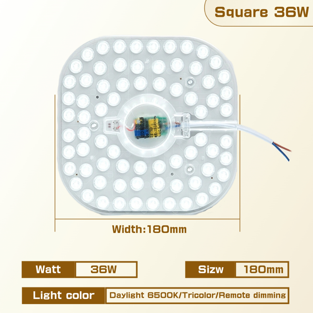 LED Ceiling Light replacement Magnetic led light module 12W 18W 24W 36W ...