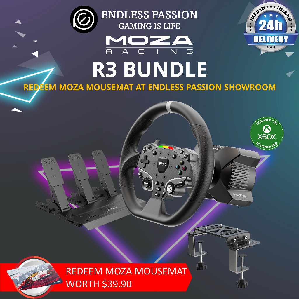 MOZA R3 Bundle for XBOX & PC - RS053 | Shopee Singapore