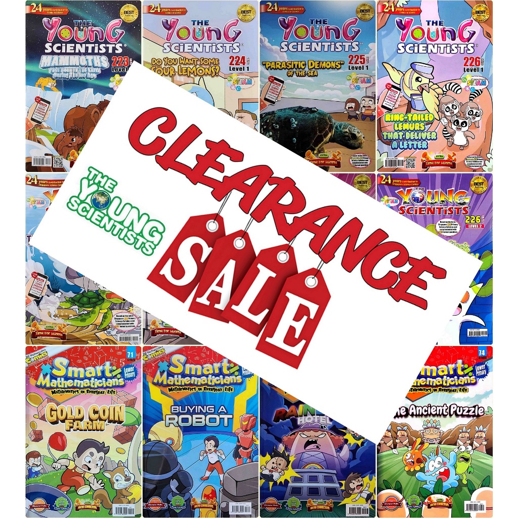 [Clearance Sales] Young Scientists Level 1,2,3 and 4, Smart ...