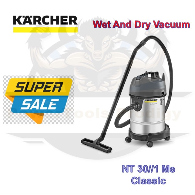 Karcher Nt30 1 Me Classic Wet And Dry Vacuum Cleaner 1500w Shopee