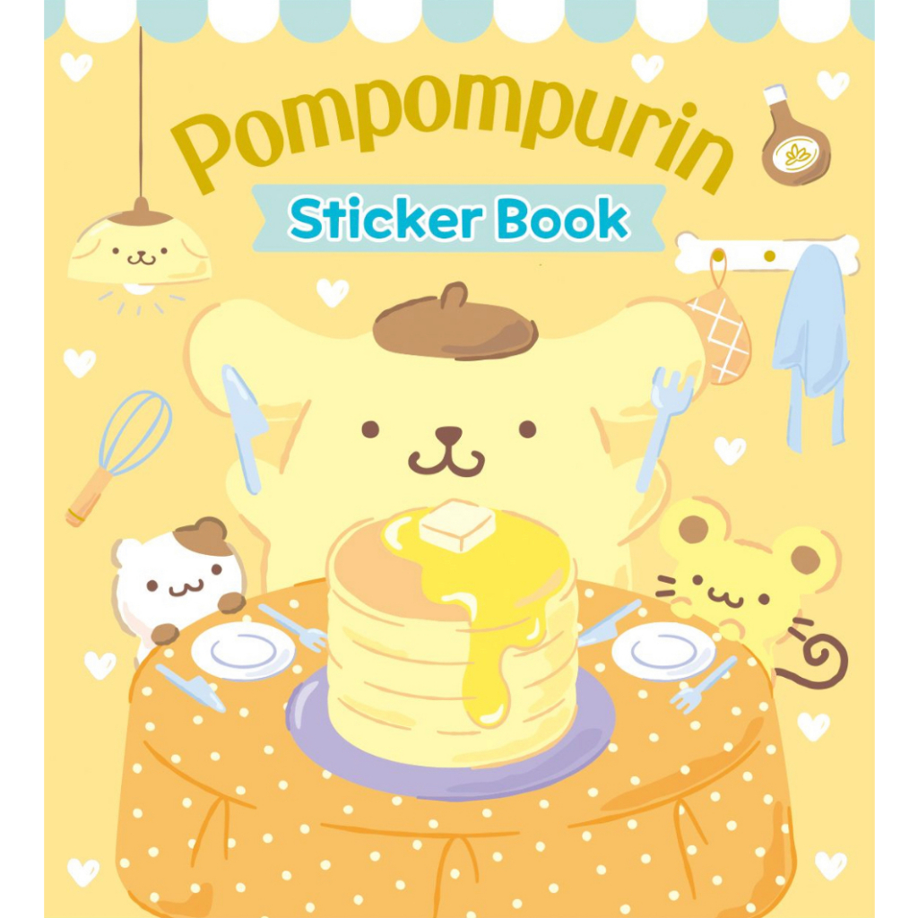 [Sanrio] Pompompurin 24 Sheets Sticker Cute Handbook Stickers For ...
