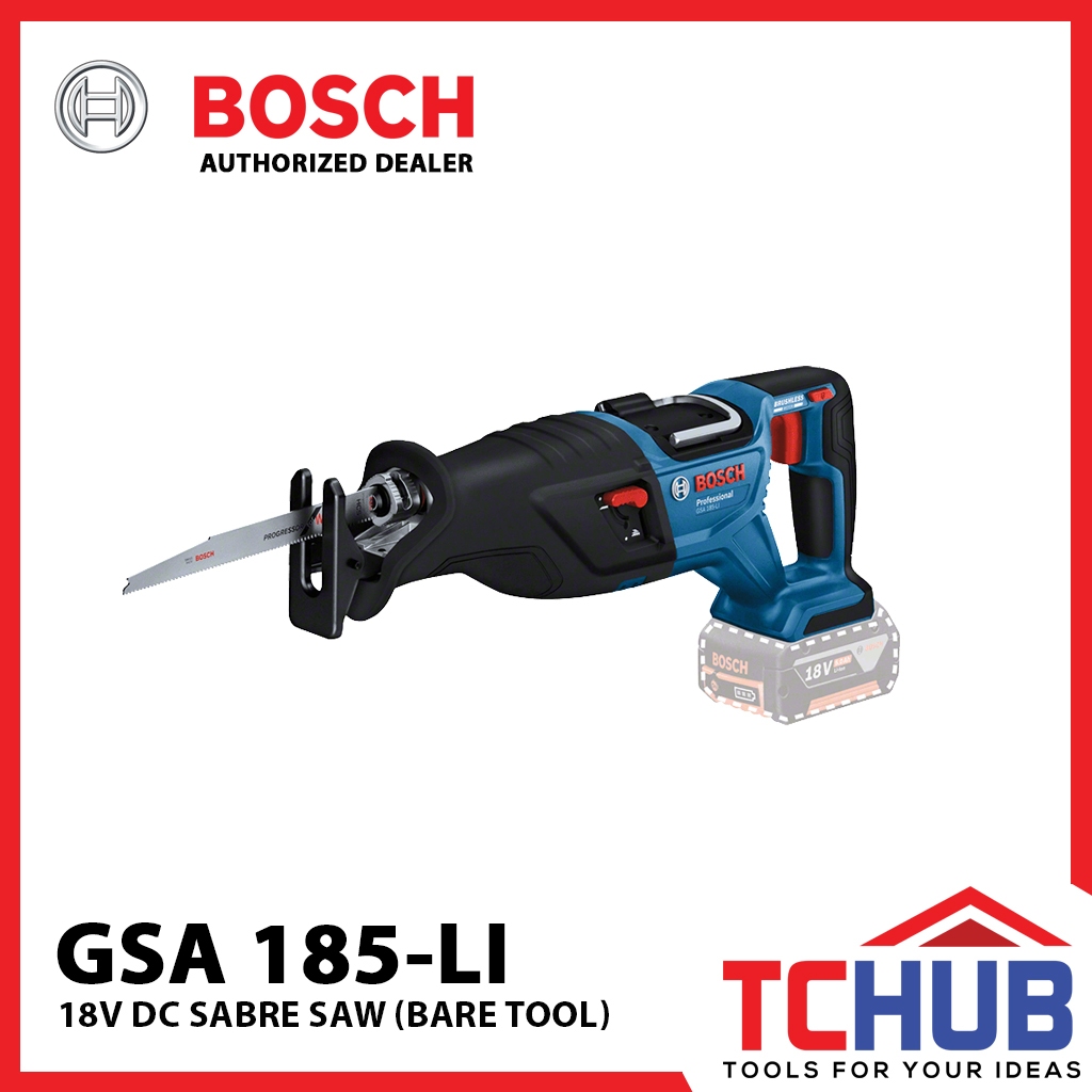 [Bosch] GSA 185-LI 18V Cordless Sabre Saw (Bare Tool) | Shopee Singapore